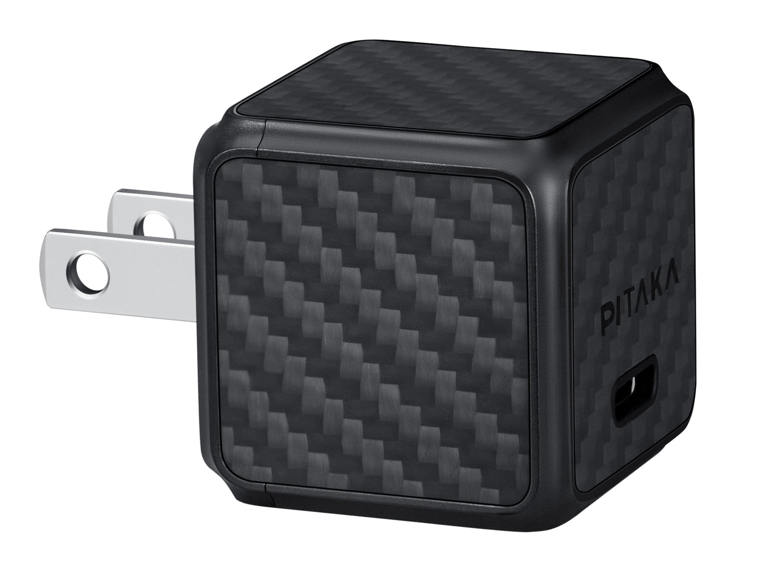 PITAKA 30W USB C Compact GaN Charger – Carbon Fiber Gear