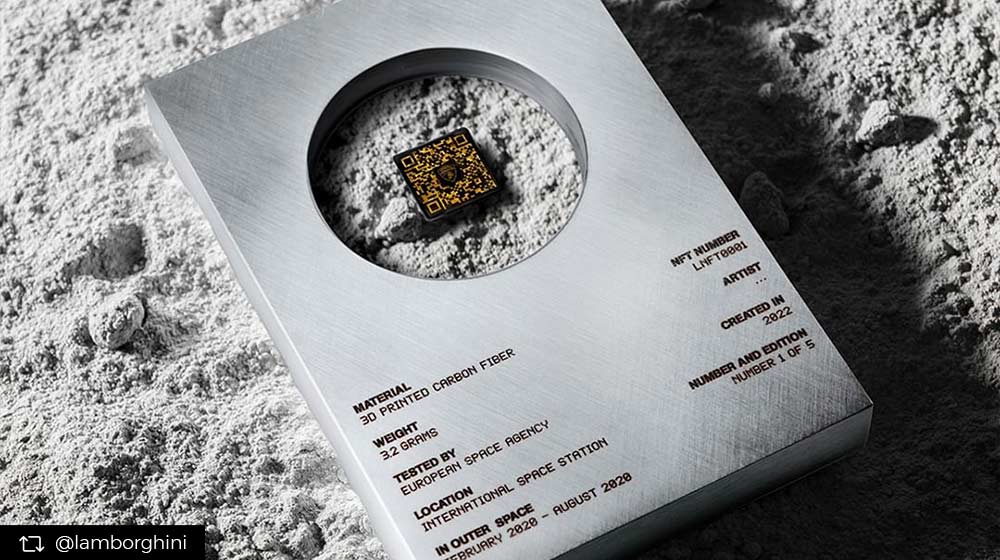 Lamborghini Releases First NFT With a Carbon Fiber ‘Space Key’ – Carbon ...
