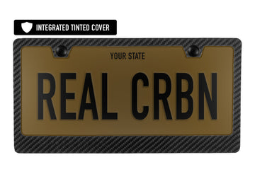 Real Carbon Fiber License Plate Frames | Large Selection of Styles ...