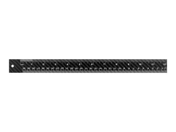 CarbonFG Carbon Fiber Ruler – Carbon Fiber Gear