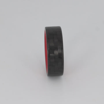 Red Glowing Carbon Fiber Ring | Red Racer – Carbon Fiber Gear